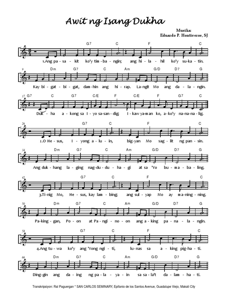 Awit NG Isang Dukha | PDF