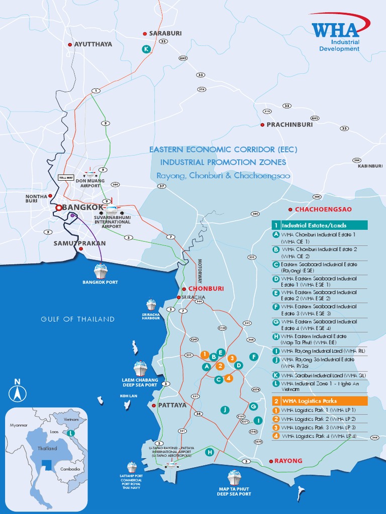 Eastern Economic Corridor (Eec) Industrial Promotion Zones: Rayong ...