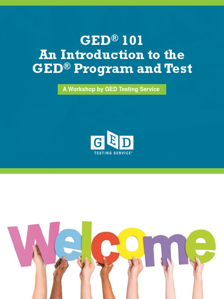 GED 101 An Introduction To The GED Program | PDF | General Educational ...