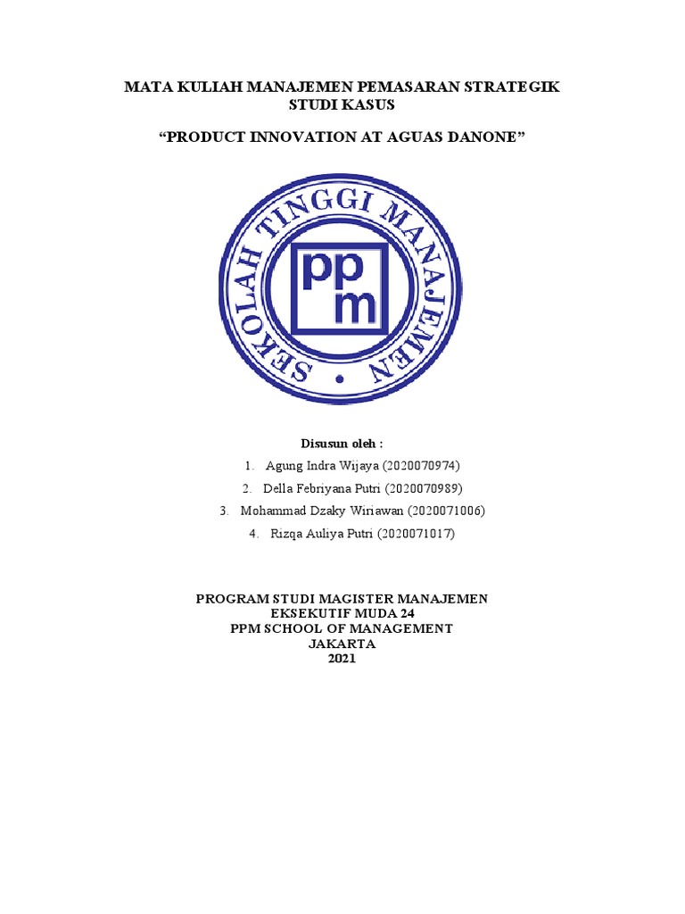 Danone Case 2-Kel 5 | PDF | Kesehatan Holistik