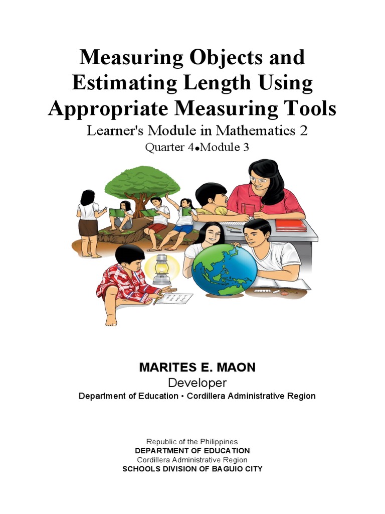 Math2 Q4mod3 Measures Objects Using Appropriate Measuring Tools and ...