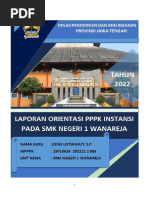 Contoh Laporan Akhir Orientasi PPPK | PDF