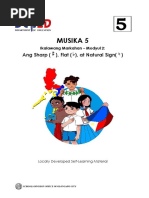 Grade 5 (MUSIC 4th Quarter) | PDF | Tempo | Musical Notation