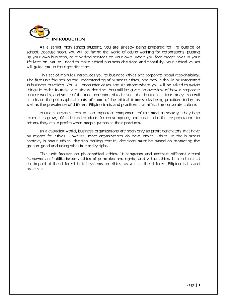 Bus. Ethics Q2 4th Module | PDF | Entrepreneurship | Social ...