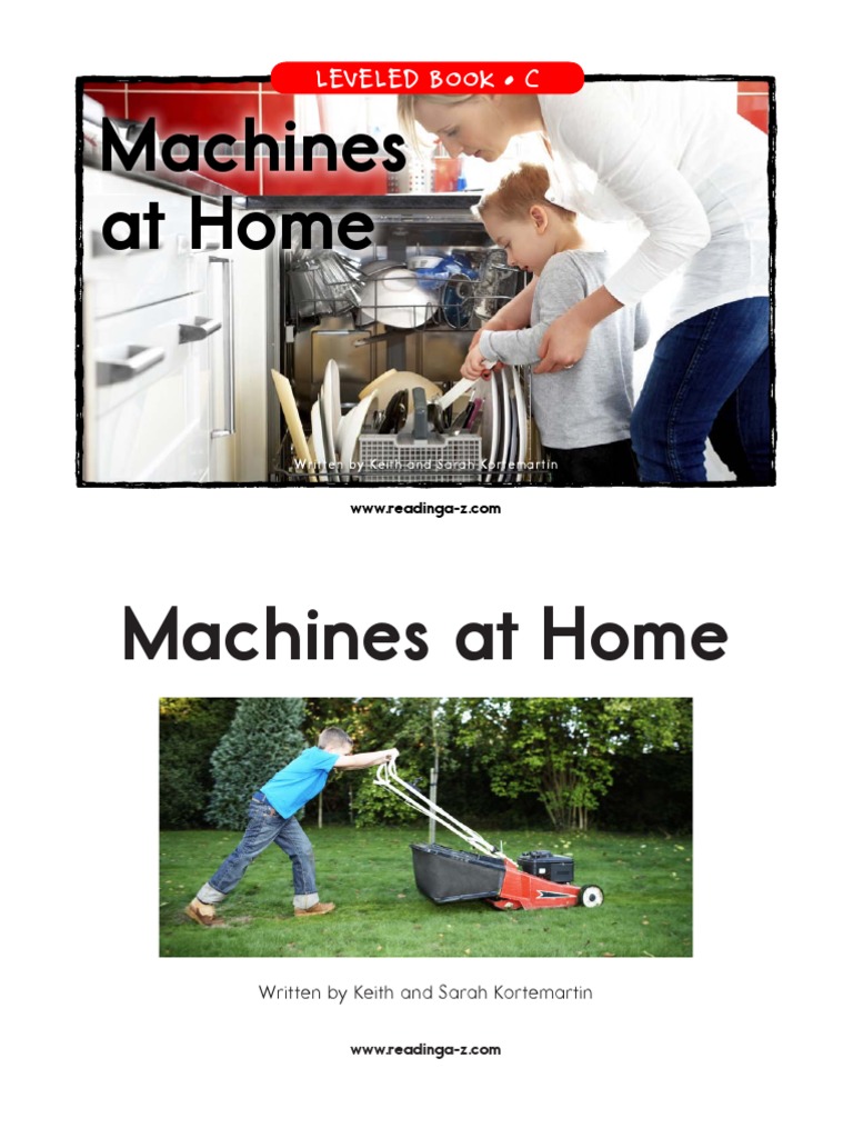 Machinesathome | PDF | Home Appliance | Manufactured Goods