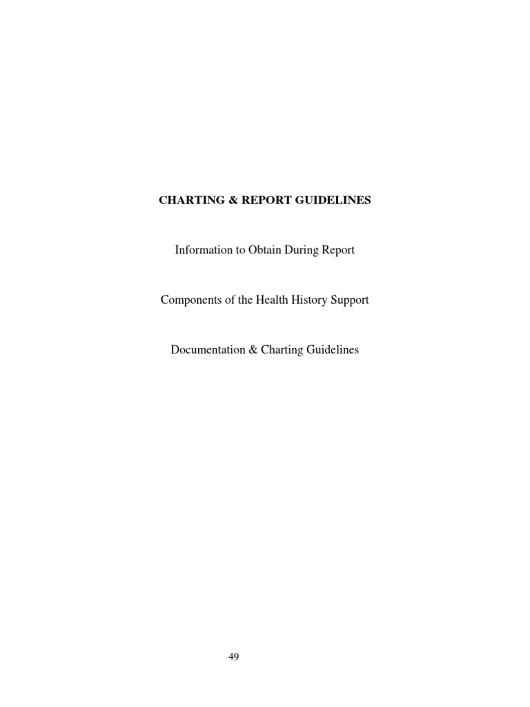 Charting Guidelines | PDF | Patient | Heart