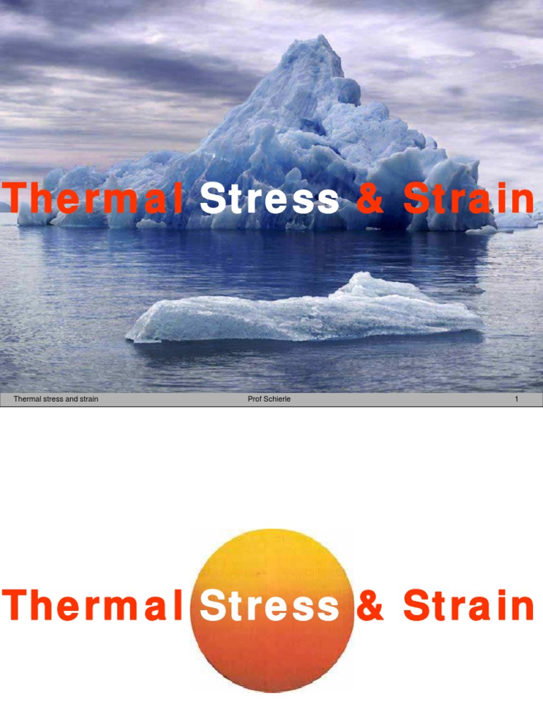 Understanding Thermal Stress and Strain | PDF | Stress (Mechanics ...