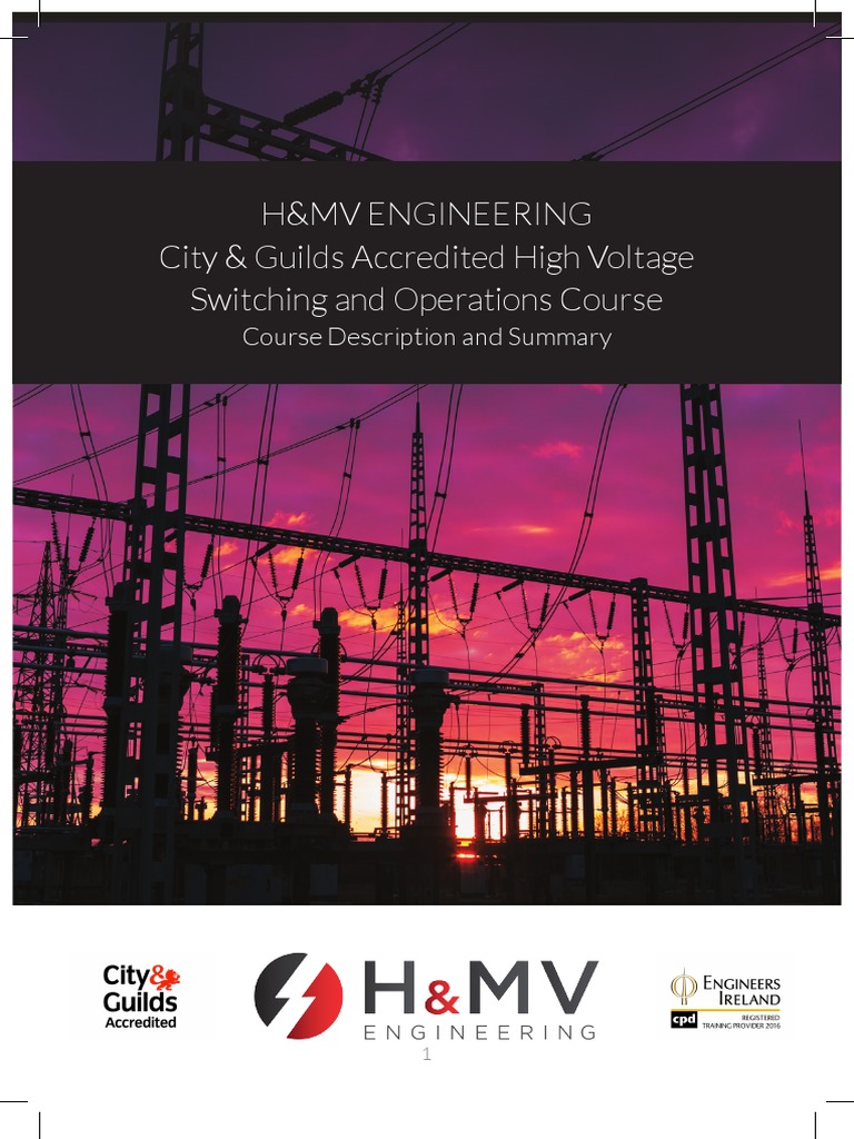 High Voltage Switching Operations Course | PDF | Transformer | High Voltage