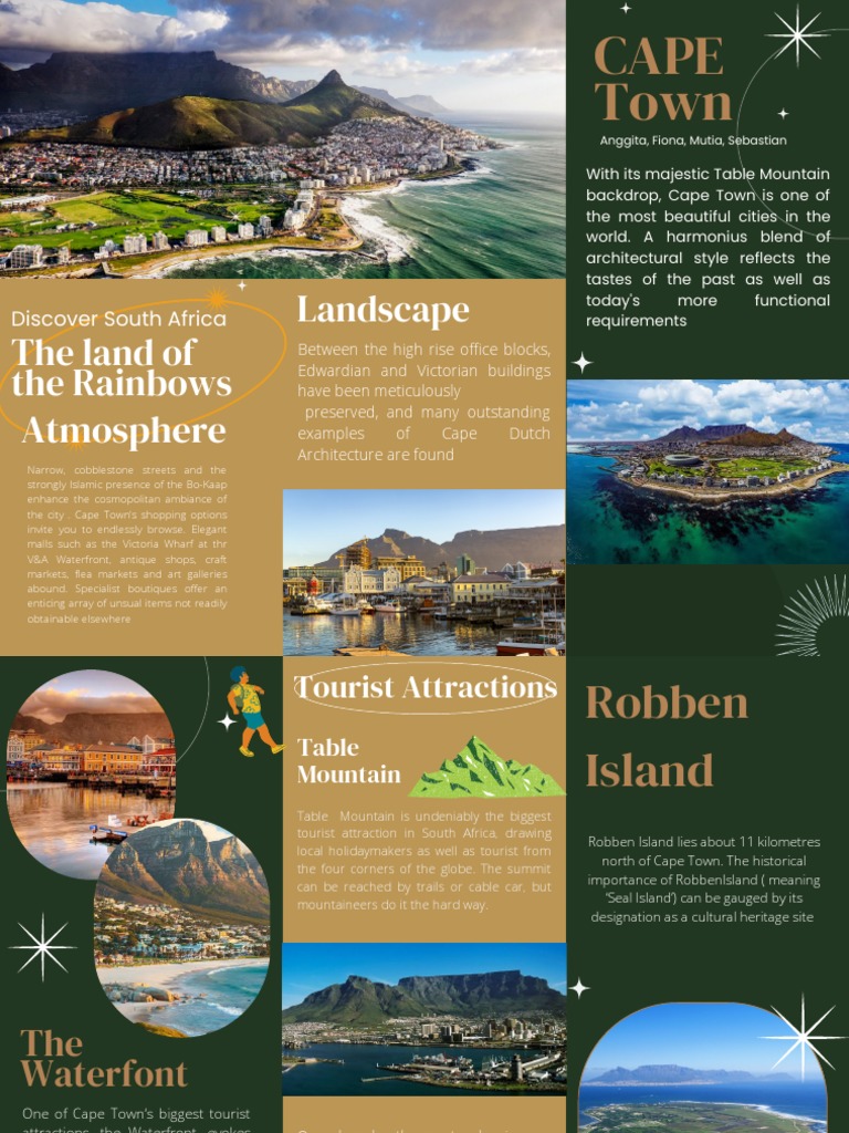 Brown Green Minimalist Travel Packages Trifold Brochure | PDF | Cape ...