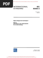 Iec 60694 | PDF | International Electrotechnical Commission | Metrology