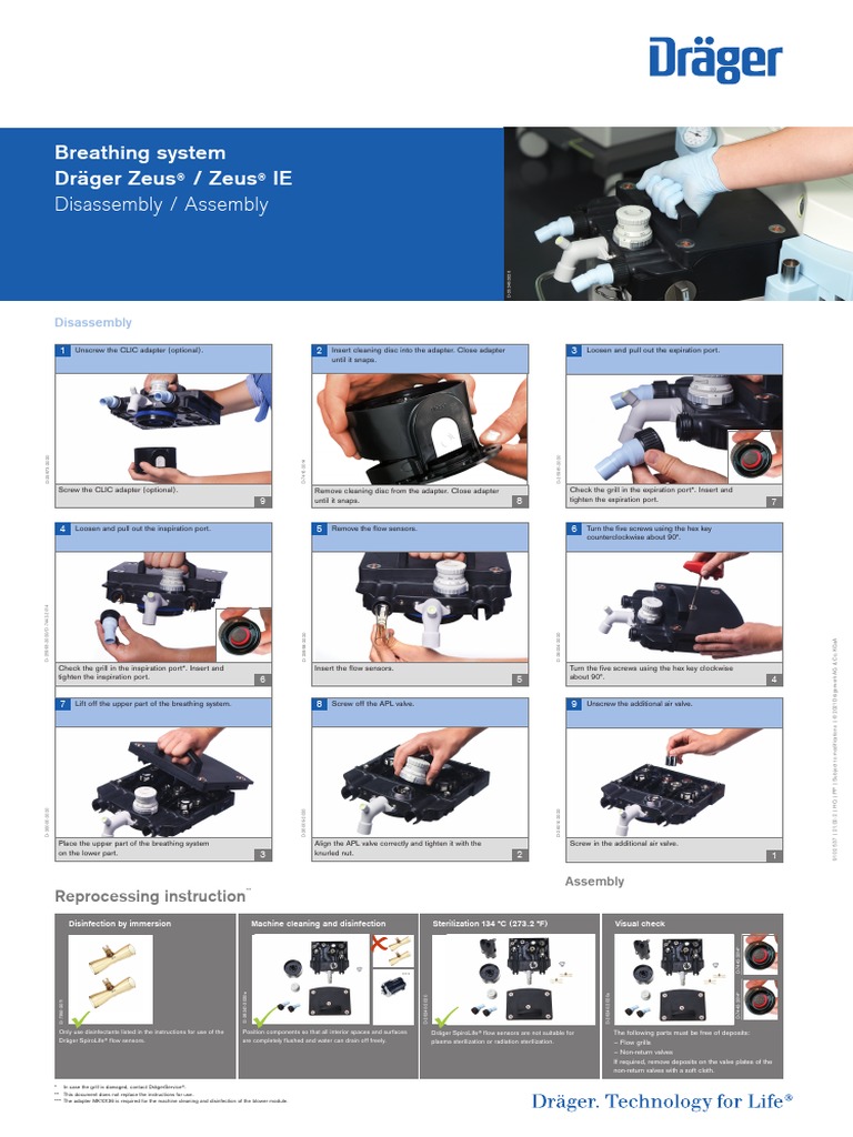 Zeus Ie Breathing System A1 Po 9102537 en Master | PDF | Valve | Tools
