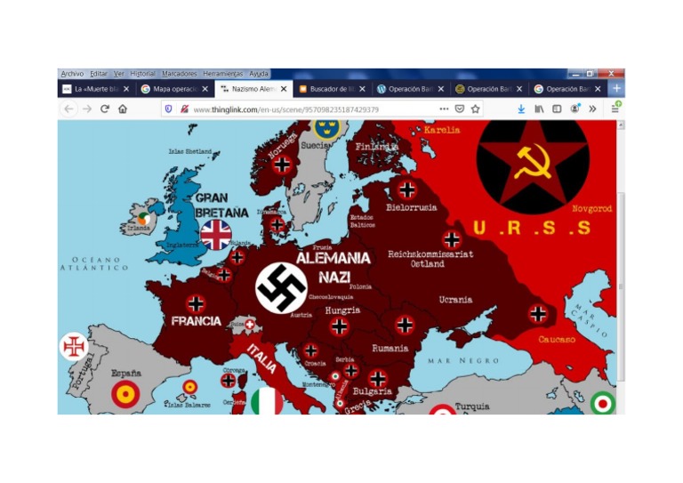 Mapa Operacion Barbarroja | PDF