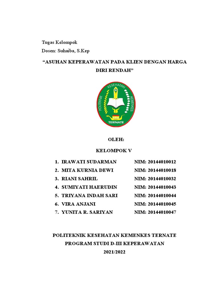 Askep Harga Diri Rendah | PDF | Pengembangan Diri