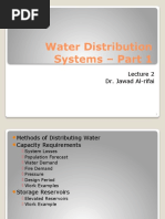 Water Distribution System Design Criteria and Planning | PDF | Pump | Water