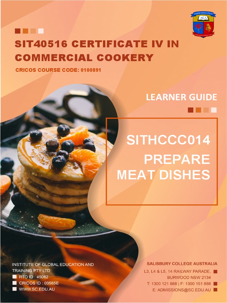 Preparing Meat Dishes: A Guide to Selecting Ingredients, Equipment ...