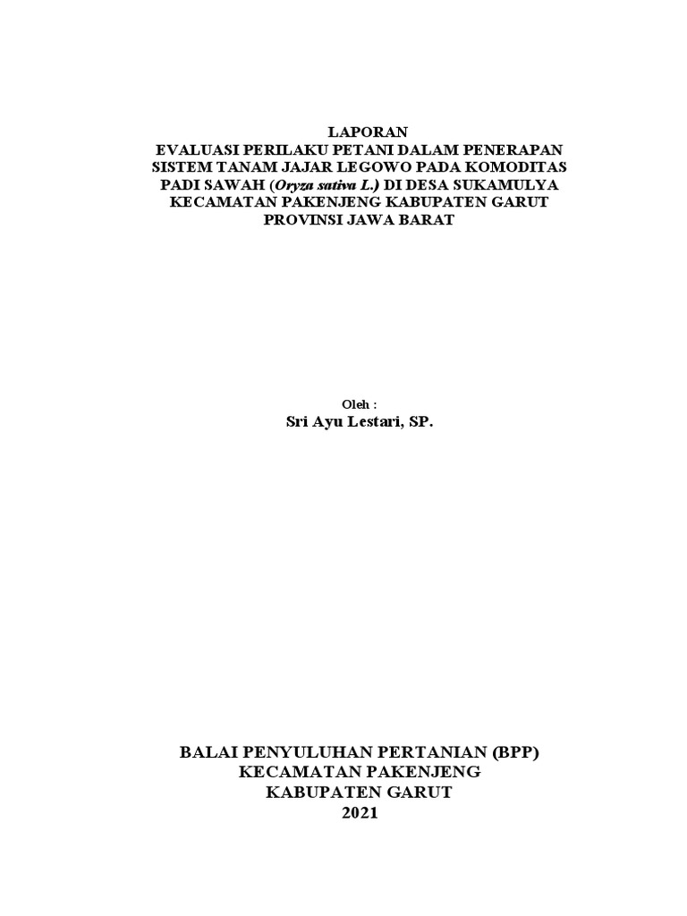 Laporan Pengkajian (Ayu) | PDF