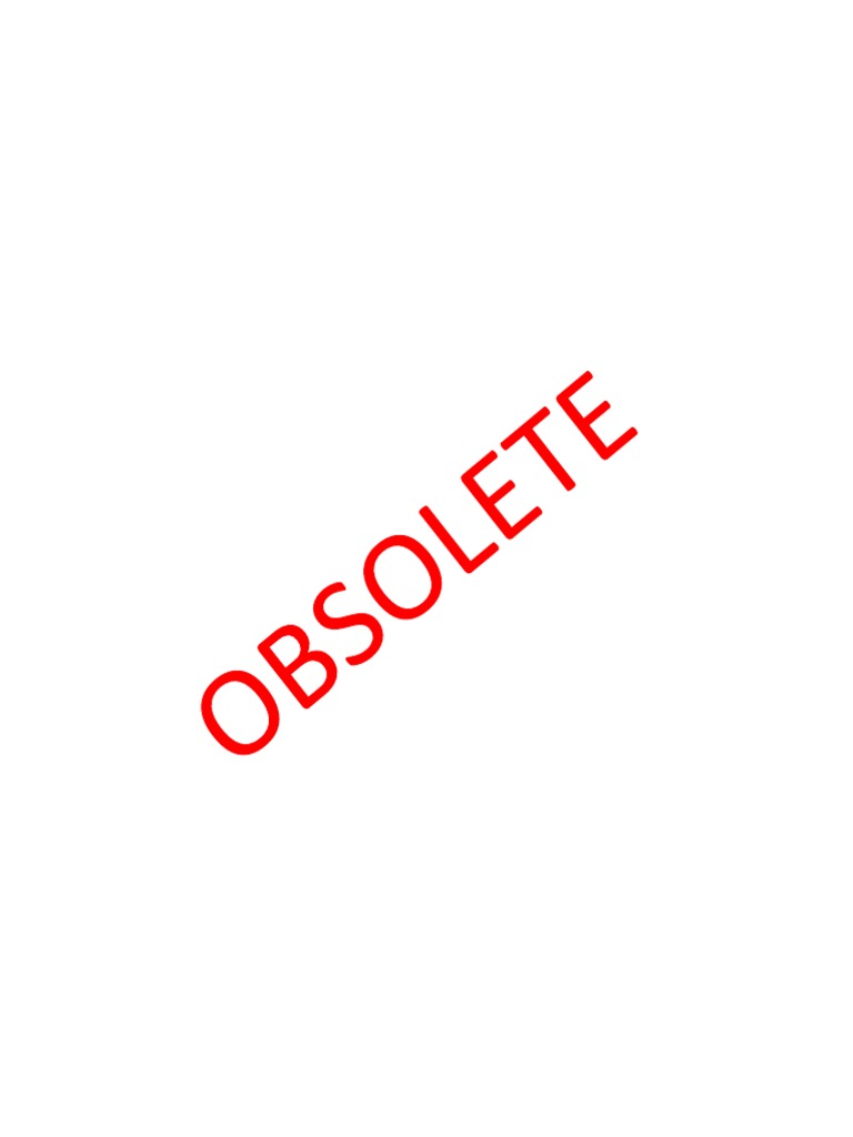 Obsolete Stamp | PDF