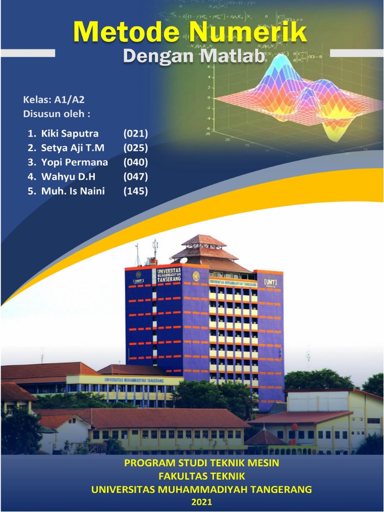 MAKALAH Metode Numerik DGN Matlab New | PDF