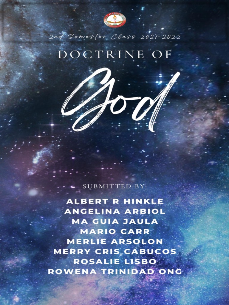 Doctrine of God | PDF | God | Universe
