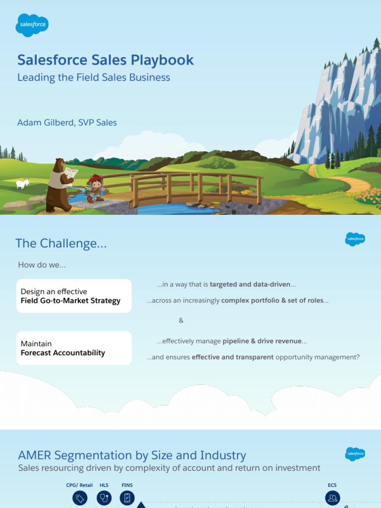 Salesforce Sales Playbook - Adam Gilberd | PDF | Analytics | Sales