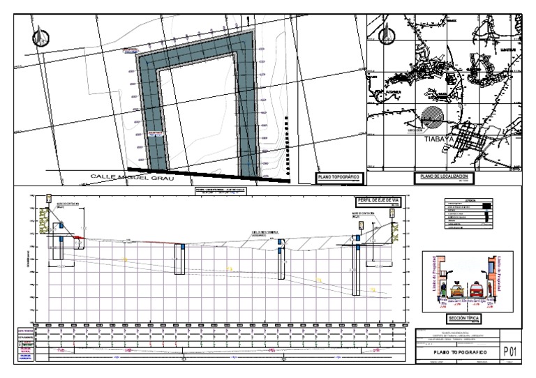 Plano en Planta y Perfil Tamaño A1 | PDF