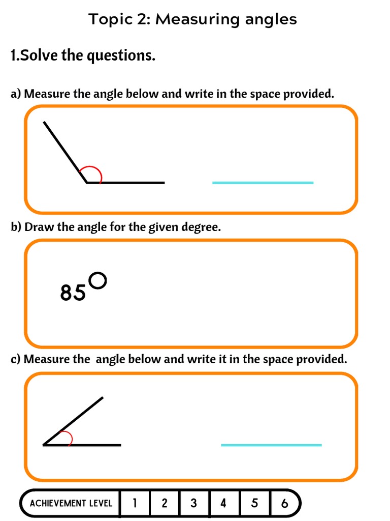 Angles-Year 5 Worksheet (2) | PDF
