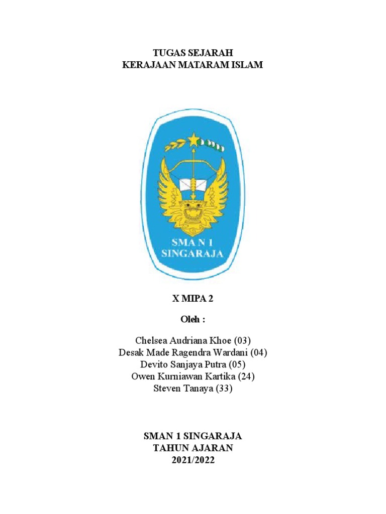 Makalah Kerajaan Mataram Islam 12414 | PDF | Perjalanan