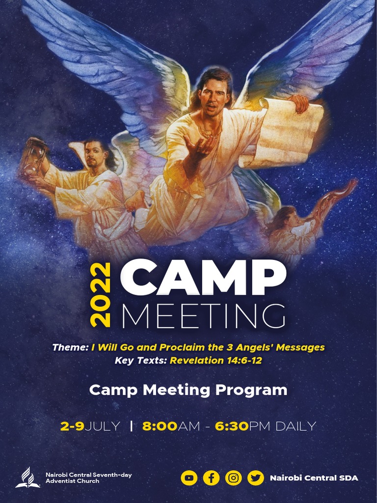 Camp Meeting Program 2022 | PDF | Academic Degree | Seventh Day ...