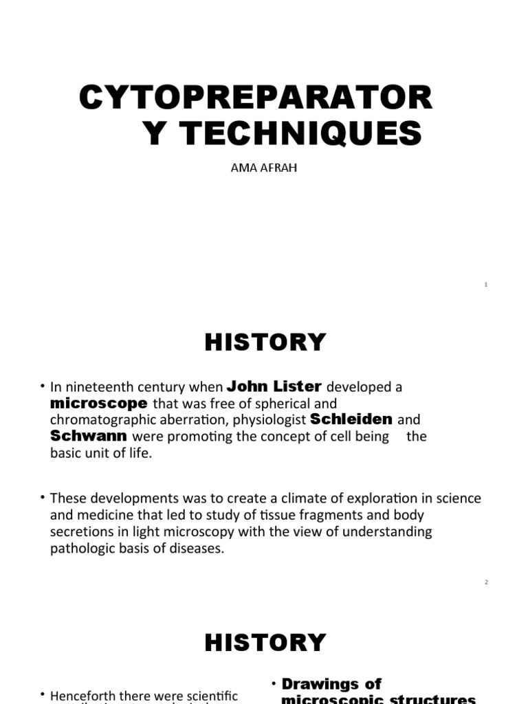 Handling and Preparation of Cytology Samples. Friday | PDF ...