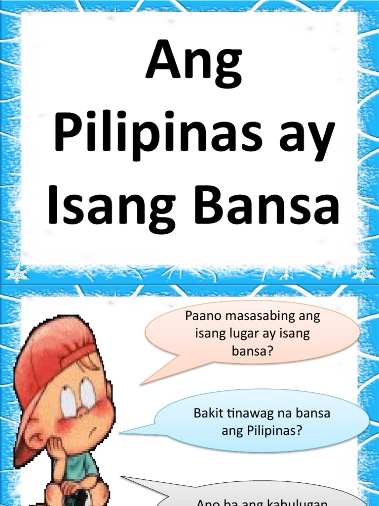AP Aralin 1 ANG PILIPINAS AY ISANG BANSA | PDF