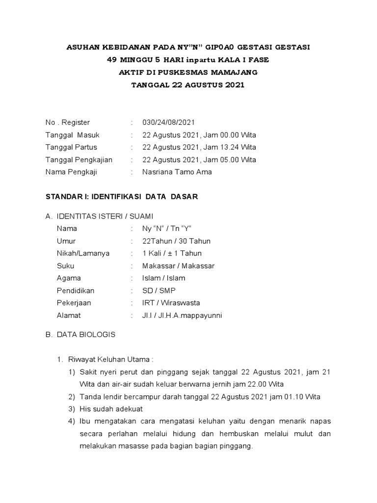 ASKEB INC Nasriana Tamo Ama | PDF