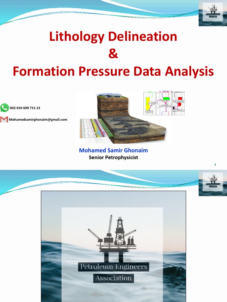 Lithology Delineation & Formation Pressure Data Analysis: Mohamed Samir ...