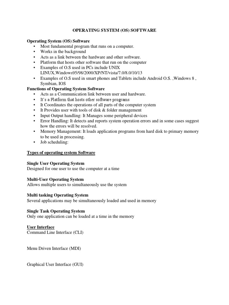 Lesson 4 OperatingSystems | PDF | Operating System | Computer File