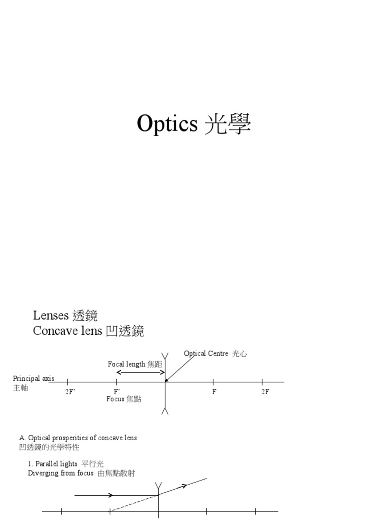 Concave and Convex Lens Properties | PDF | Electromagnetism | Imaging