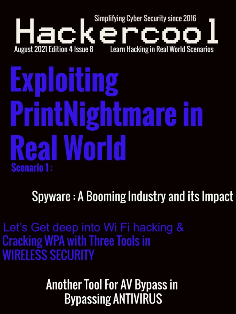 Hackercool - August 2021 | PDF | Wireless Lan | Wireless Access Point