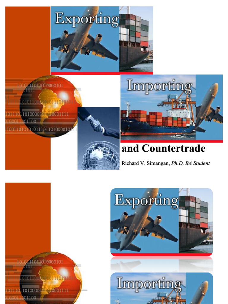 Exporting, Importing, and Counter Trade | PDF