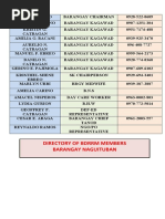 4.1.7.2 Annex-J - Directory-Form | PDF | Politics | Social Science