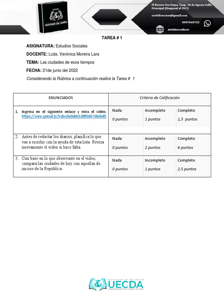 Tarea # 1 - So | PDF