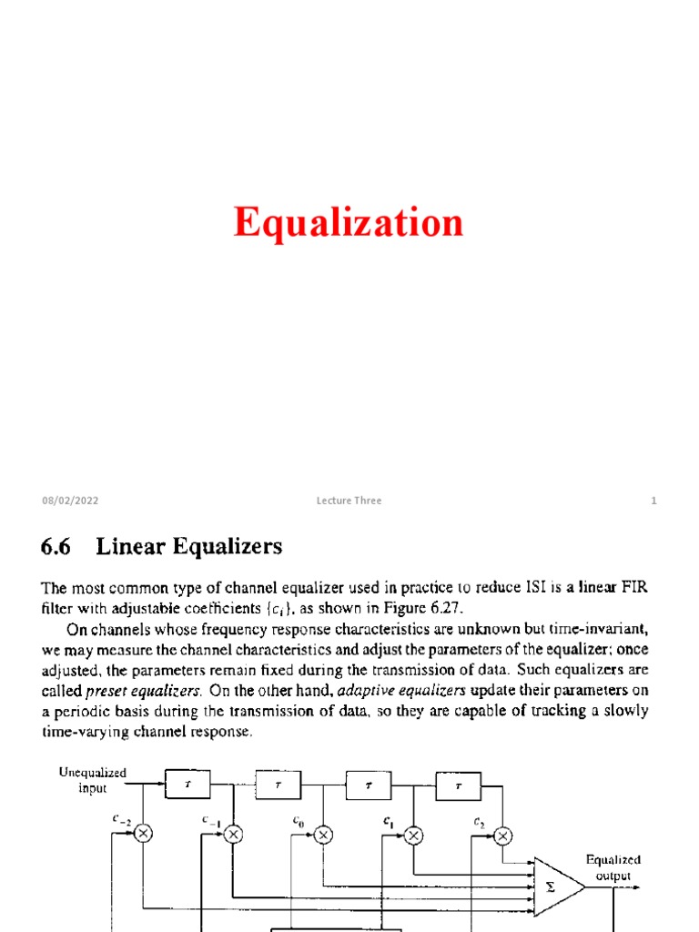 اتصالات رقميه lecture5 | PDF | Technology & Engineering