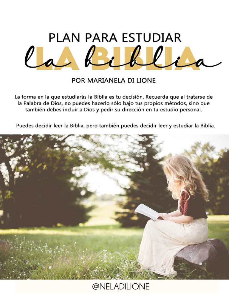 Plan para Estudiar La Biblia | PDF