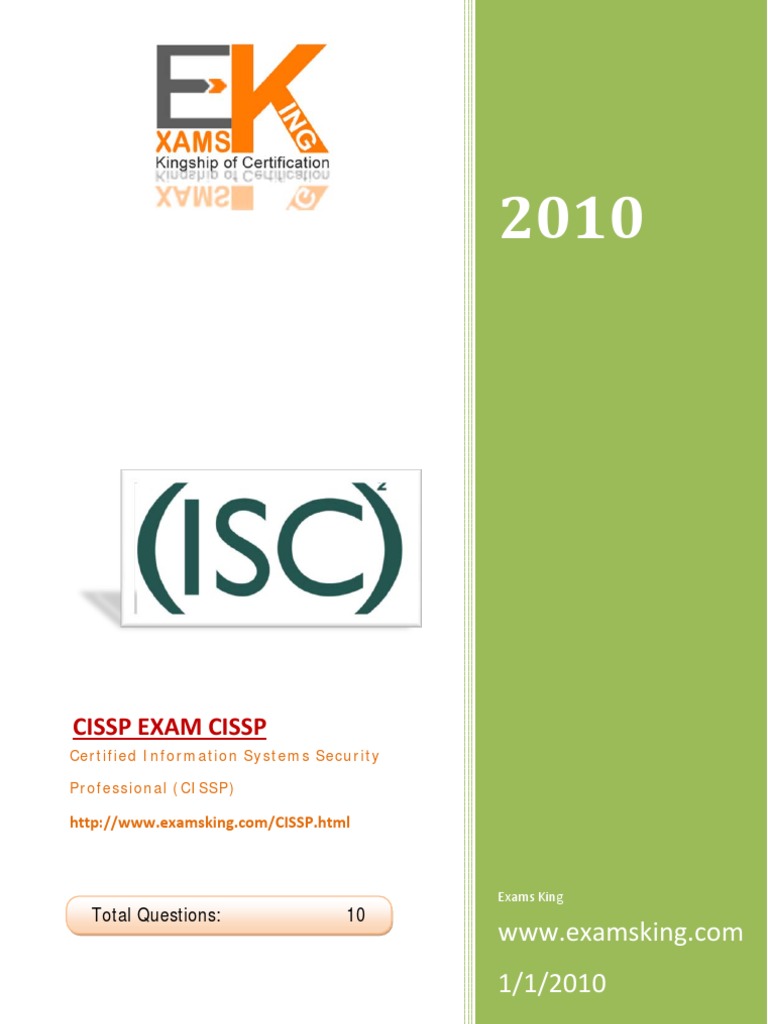 Free CISSP Practice Exam Questions | PDF | Osi Model | Public Key ...