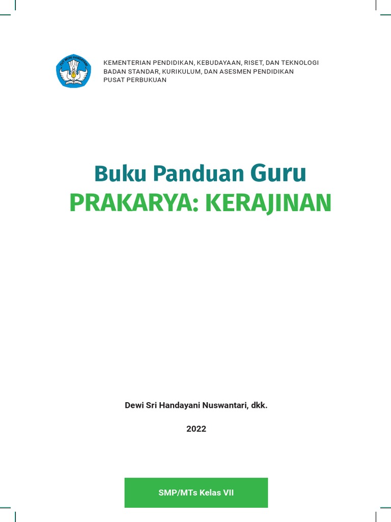 Prakarya Kerajinan BG KLS VII | PDF