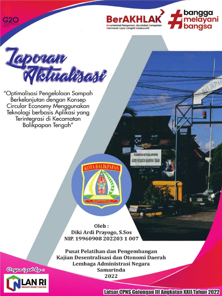 10 - Diki Ardi Prayogo - Laporan Aktualisasi - Latsar CPNS Xxii - Fix | PDF