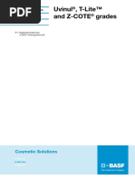 Tinosorb M | PDF | Ultraviolet | Implied Warranty