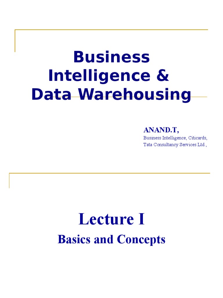 Business Intelligence - Data Warehouse Implementation | PDF | Data ...