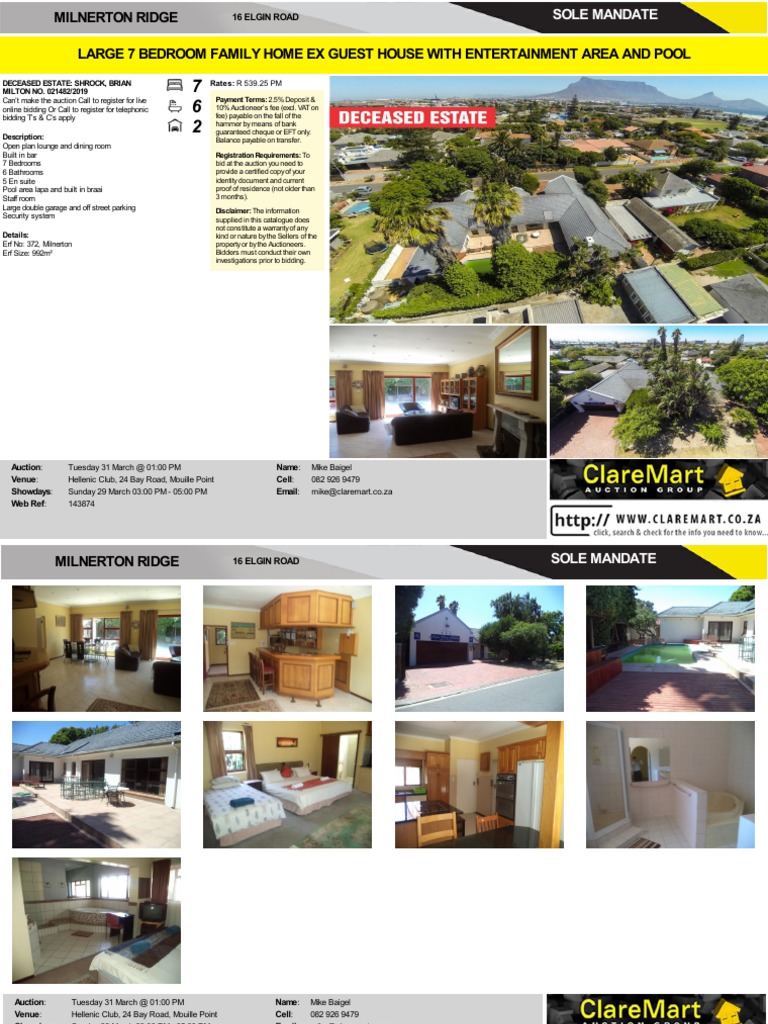 Large 7 Bedroom Family Home Ex Guest House With Entertainment Area and ...