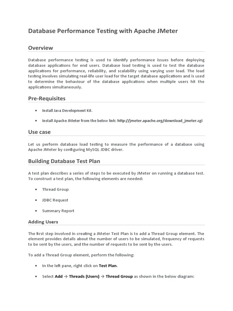 Database Performance Testing With Apache Jmeter Pdf Databases Standard Deviation