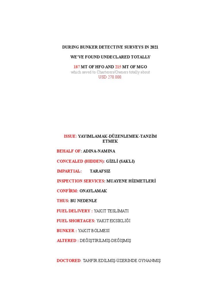 Bunker Survey | PDF