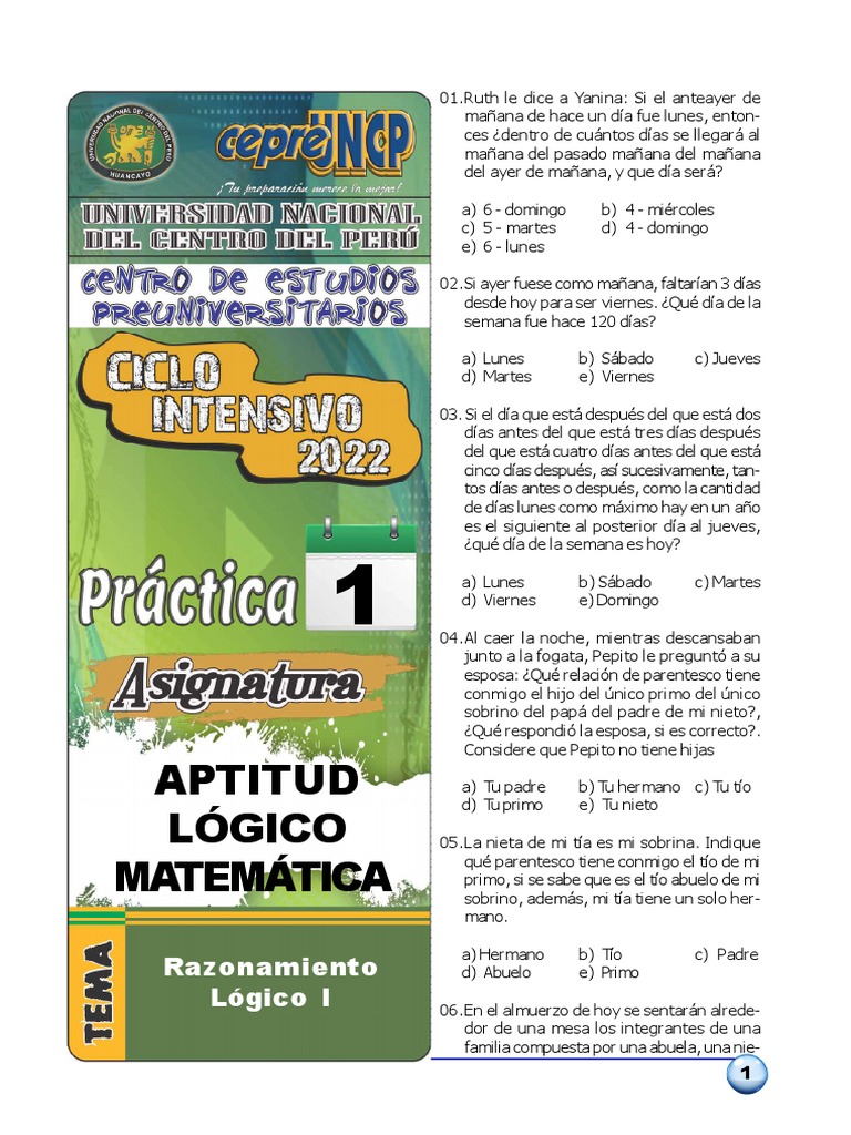 Apt. Log - Mat 01 Ci | PDF