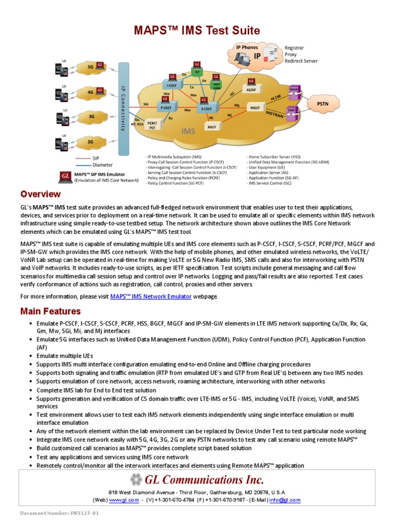 MAPS-IMS-Brochure | PDF | Ip Multimedia Subsystem | Session Initiation ...